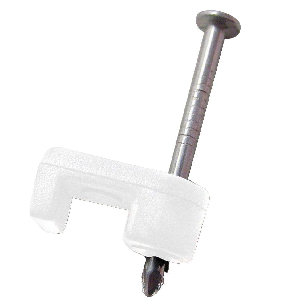 Gardner Bender 7/16 in. White Plastic Staples for 14/3 and 12/3 NM ...