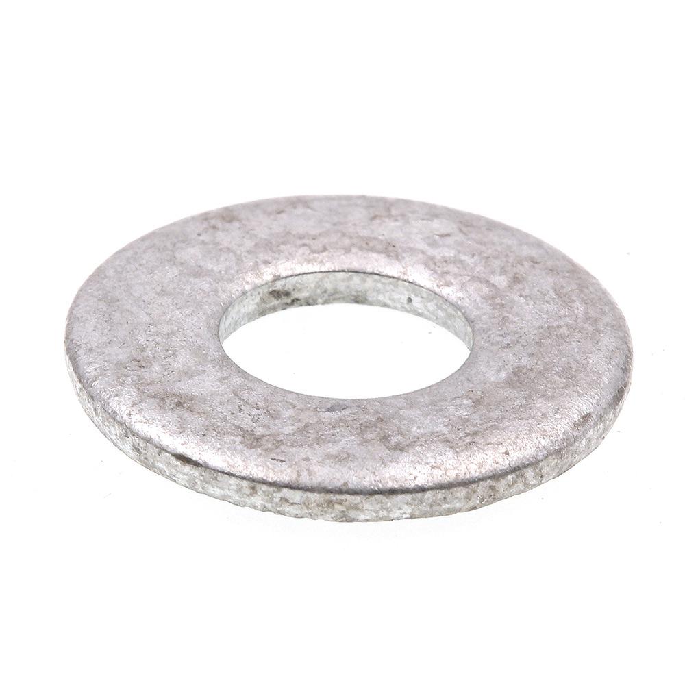 3/8 in. x 1 in. O.D. Hot Dip Galvanized Steel USS Flat Washers (50-Pack ...