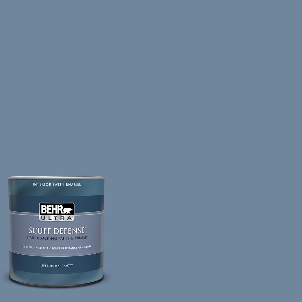 BEHR ULTRA 1 qt. #S520-5 Thundercloud Extra Durable Satin Enamel ...