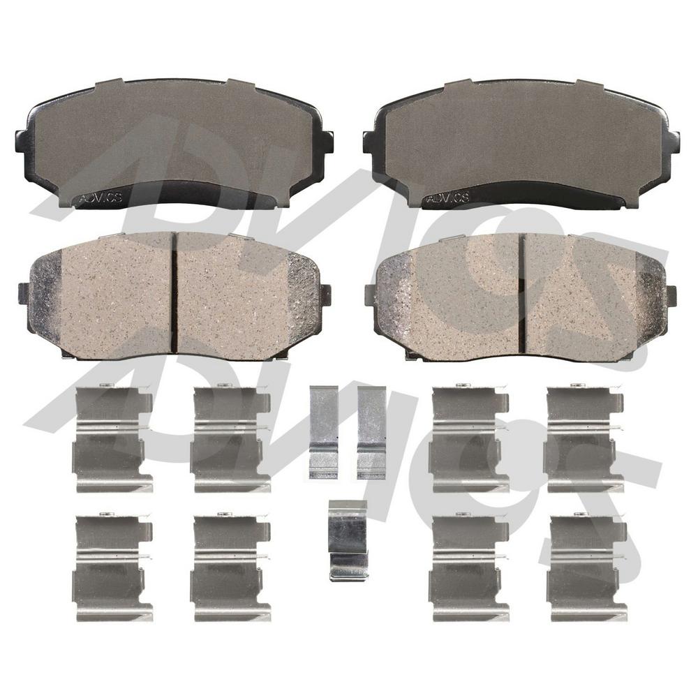 ADVICS Front OE Disc Brake Pad Set fits 2007-2014 Mazda CX-9 CX-7 ...