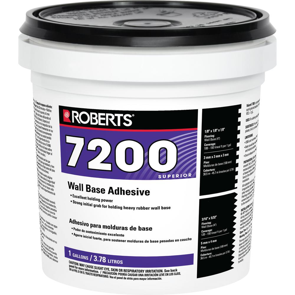 Roberts 7200 11 fl. oz. Wall and Cove Base Adhesive in Cartridge Tube ...