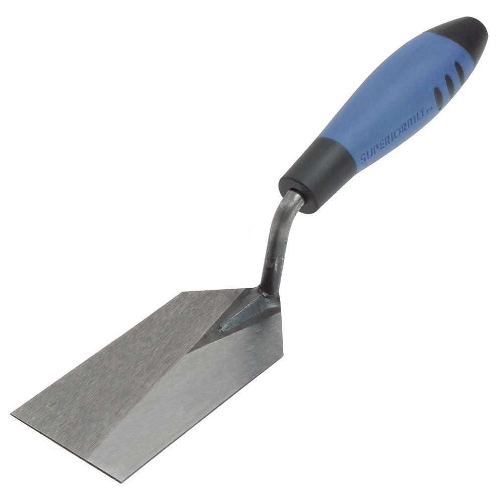 Marshalltown 6 in. x 2 in. Margin Trowel-Durasoft Handle-56D-HD - The ...