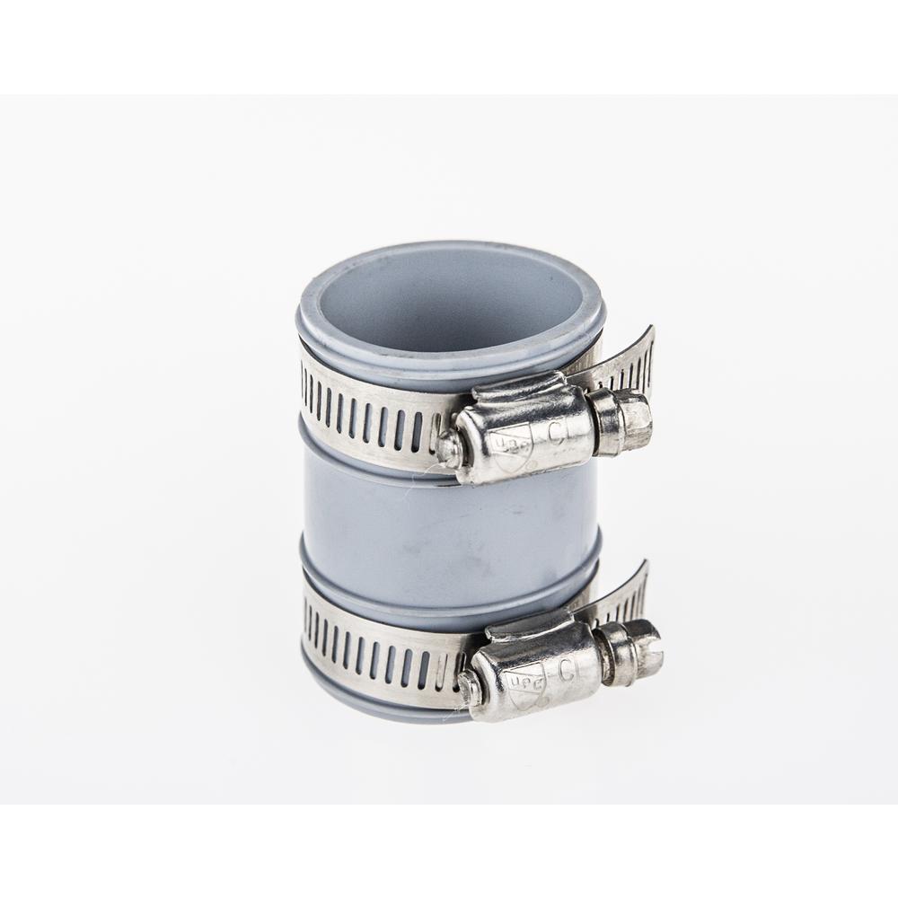 ECO FLO 1-1/2 in. or 1-1/4 in. Tubular Flexible PVC Coupling-TC-150 ...