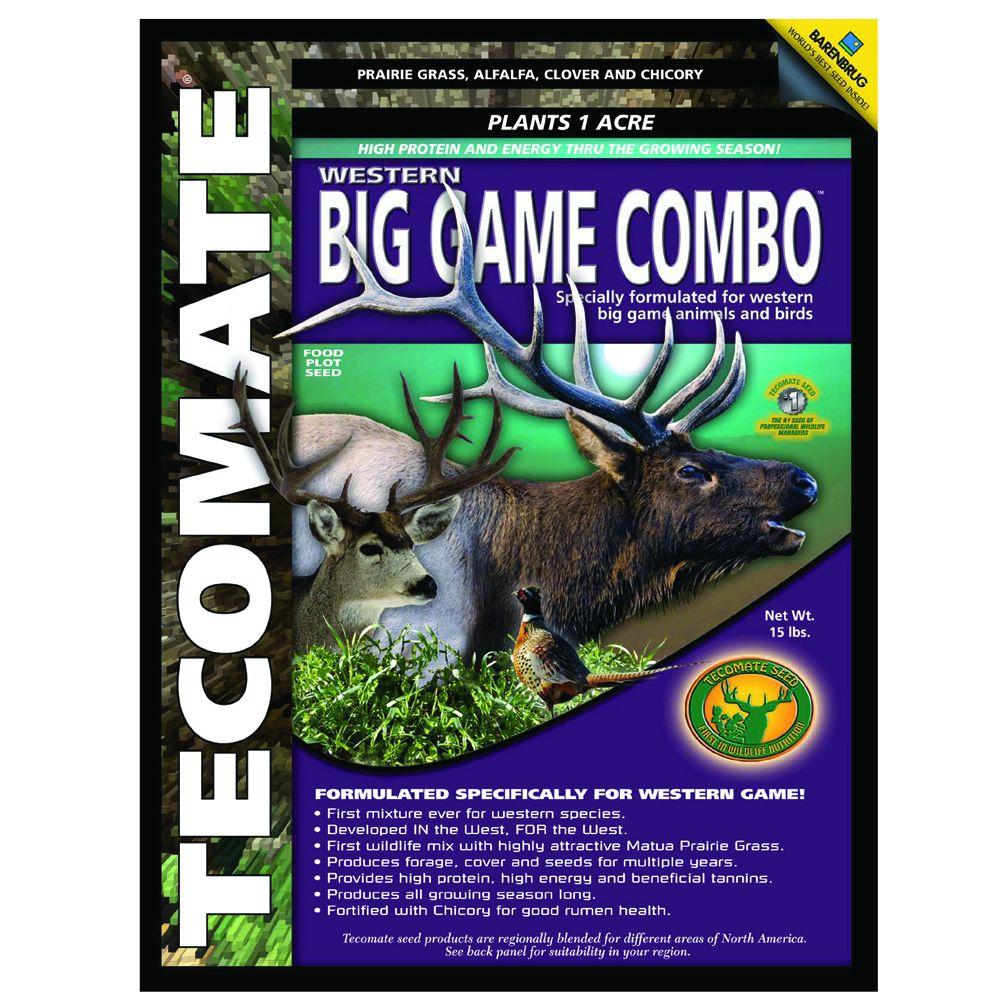 Tecomate 15 lb. Western Big Game Combo Professional Wildlife Seed Mix ...