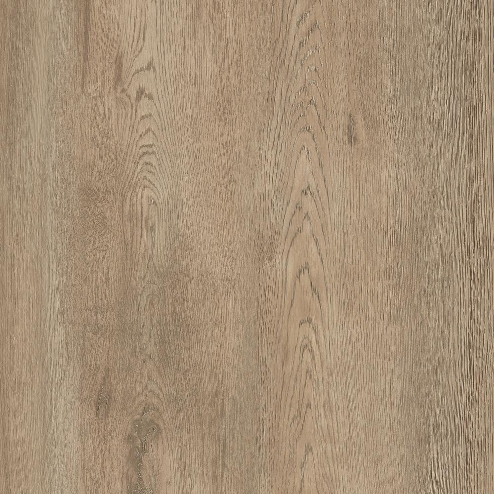 TrafficMASTER Post Trail Oak 6 in. x 36 in. Luxury Vinyl Plank Flooring ...
