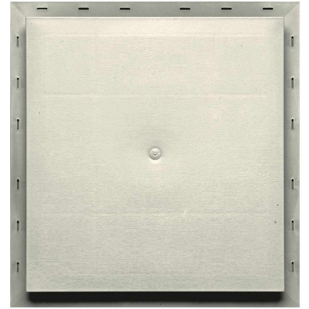 Builders Edge 15.5 in. x 16.5 in. #082 Linen Meter Mounting Block ...