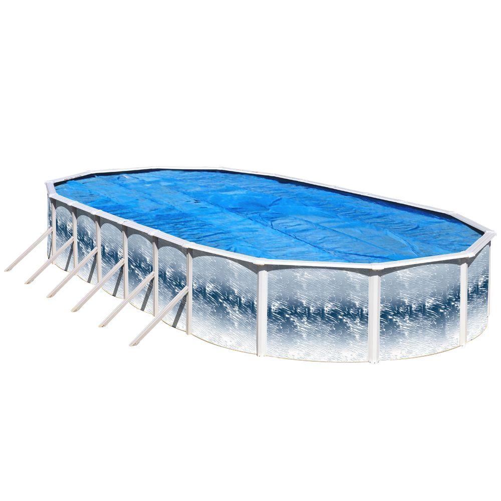 Heritage 24 Ft X 12 Ft Oval Above Ground Solar Cover SCV 2412 The