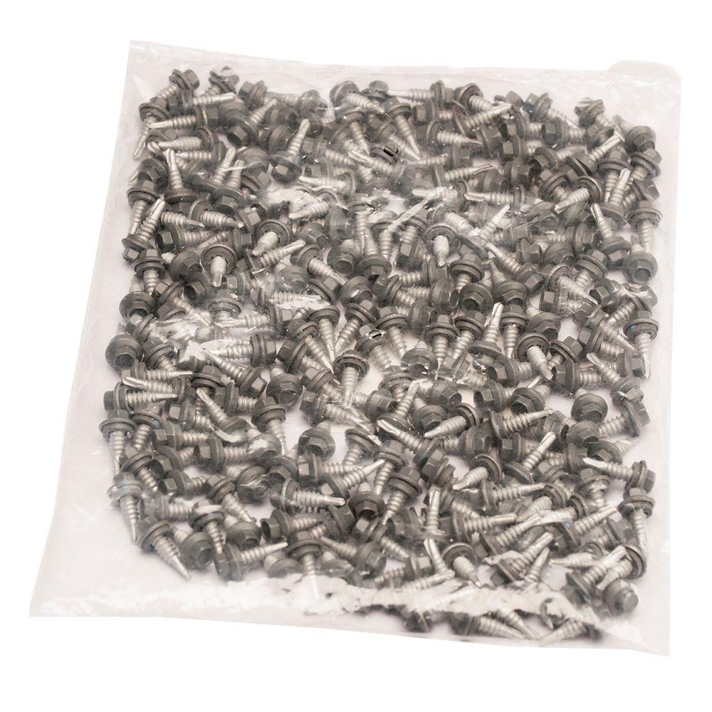 Metal Sales MS 3/4 in. #12 Galvanized Stitch Screw-HD8230700 - The Home ...