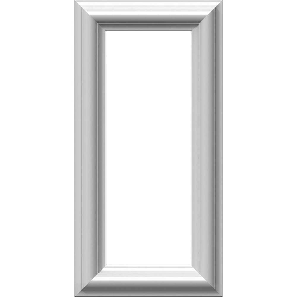 Ekena Millwork 8 in. W x 16 in. H x 1/2 in. P Ashford Molded Classic ...
