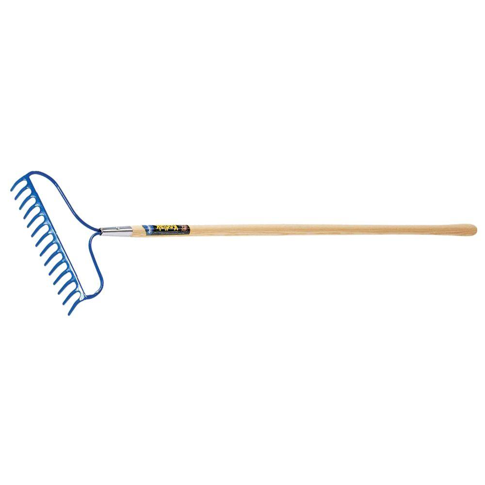 Ames Jackson 60 in. Handle 14-Tine Bow Rake-18867 - The Home Depot