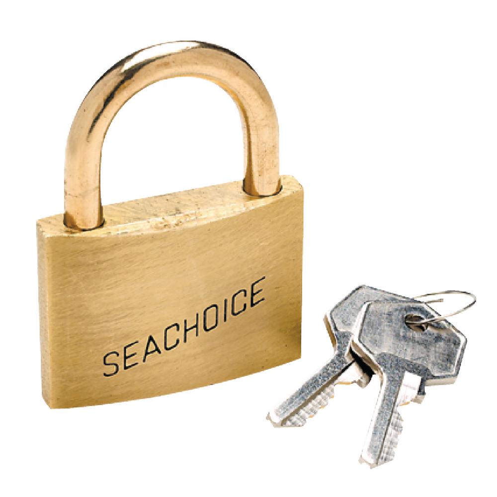 Seachoice Solid Brass Keyed-Alike Padlocks (3 per Card)-37301 - The ...