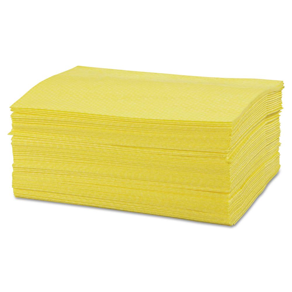 Chix 12.6 in. x 17 in., Yellow Stretch 'n Dust Cloths, 400/Count ...
