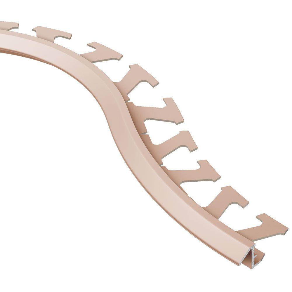 Schluter Reno-T Satin Copper Anodized Aluminum 1 in. x 8 ft. 2-1/2 in ...