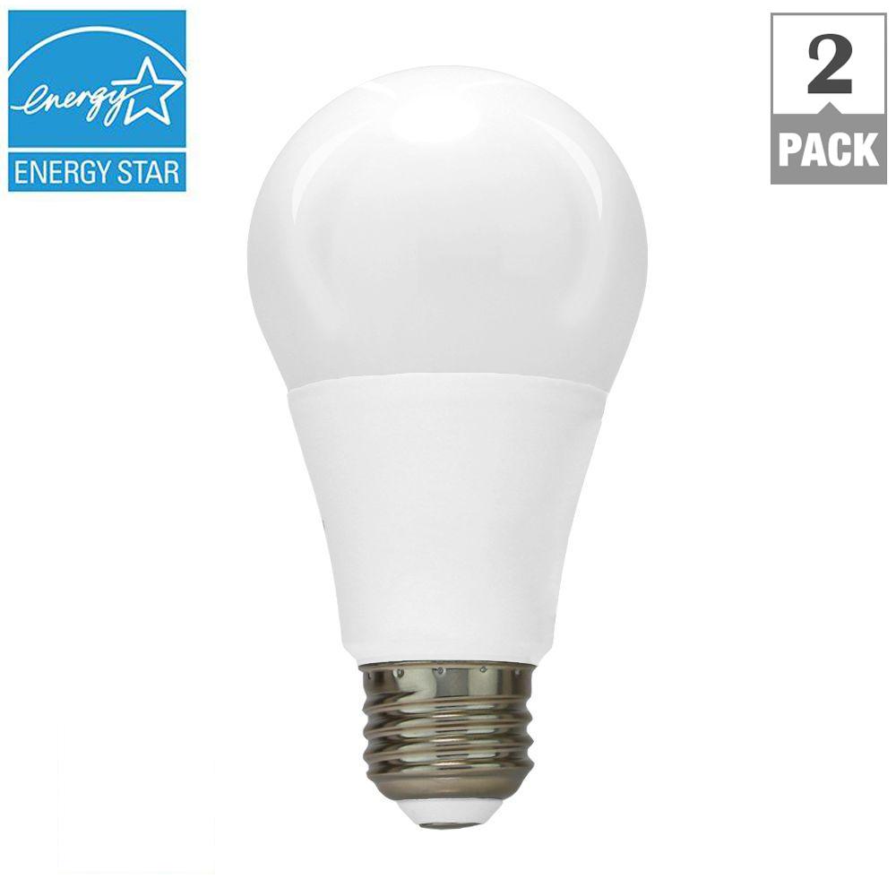 Euri Lighting 60W Equivalent Soft White (3,000K) A19 Dimmable SMD LED ...