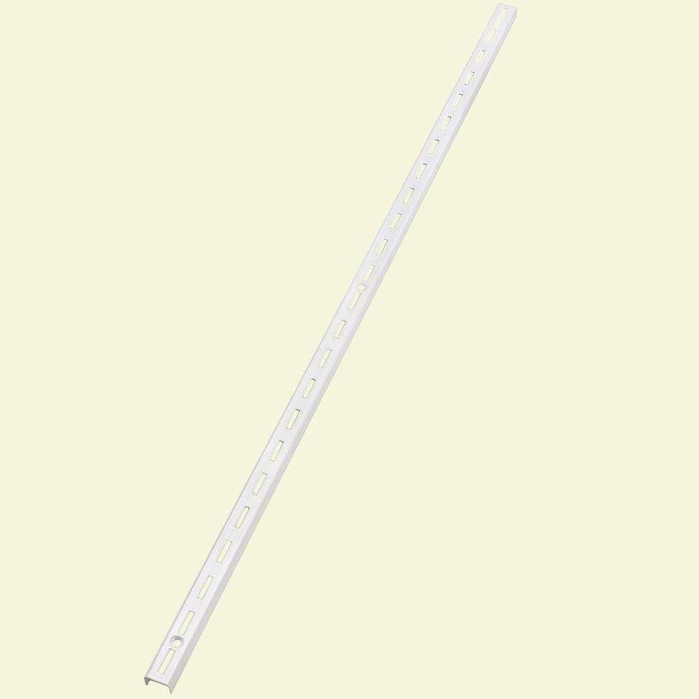 Rubbermaid 68 in. White Single Track Upright for Wood or Wire Shelving ...