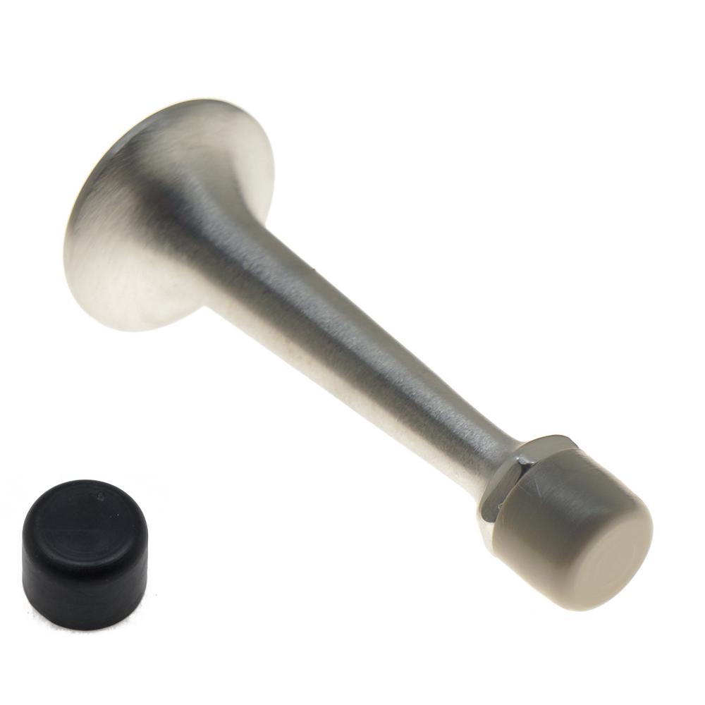 idh by St. Simons 3 in. Solid Brass Arrow Base Door Stop in Satin ...