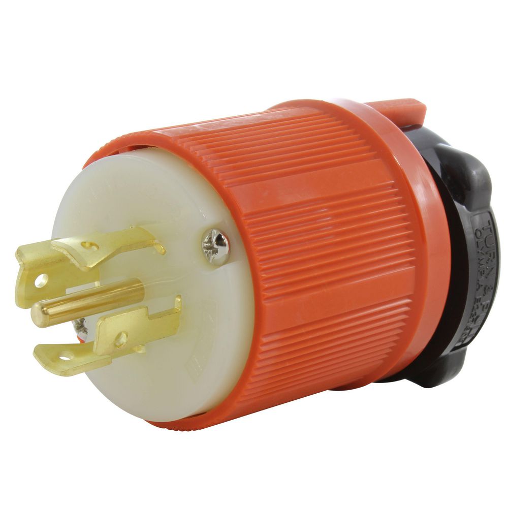 AC WORKS NEMA 20 Amp 3-Phase 120/208-Volt 3PY 5-Wire Locking Male Plug ...