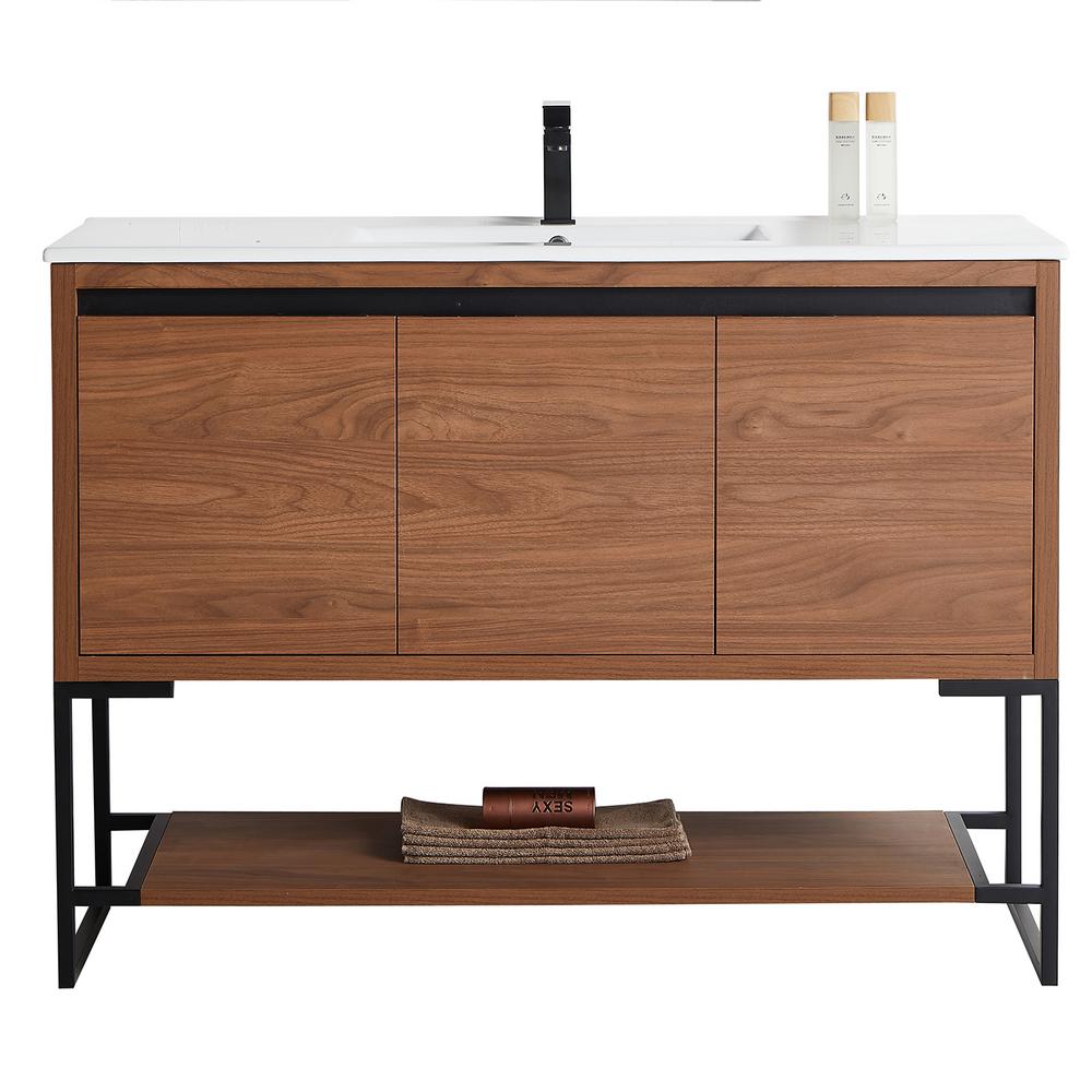 Fresca Manchester 48 in. W Bathroom Double Bowl Vanity in Gray with ...