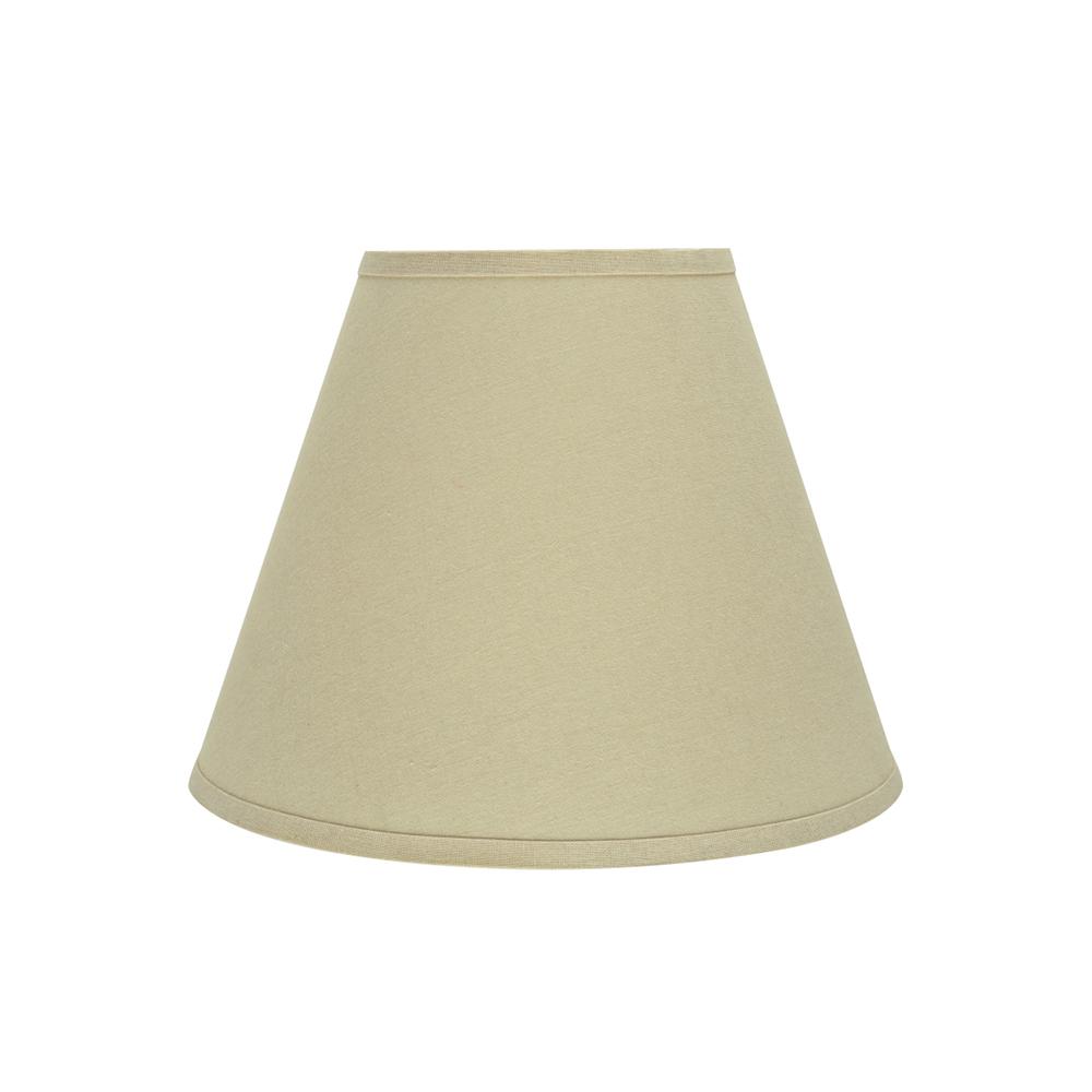 Aspen Creative Corporation 14 in. x 11 in. Beige Hardback Empire Lamp ...