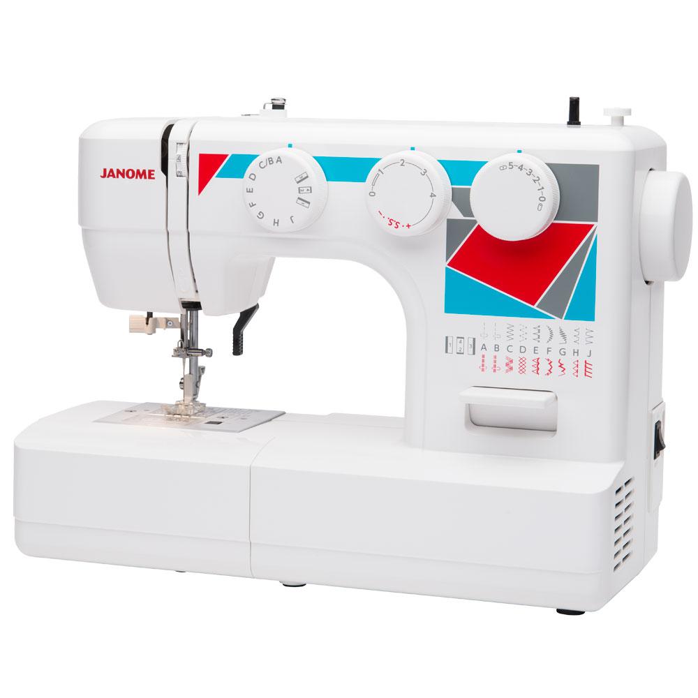 Janome MOD-19 Easy-to-Use Sewing Machine with Needle Threader 00150816 ...