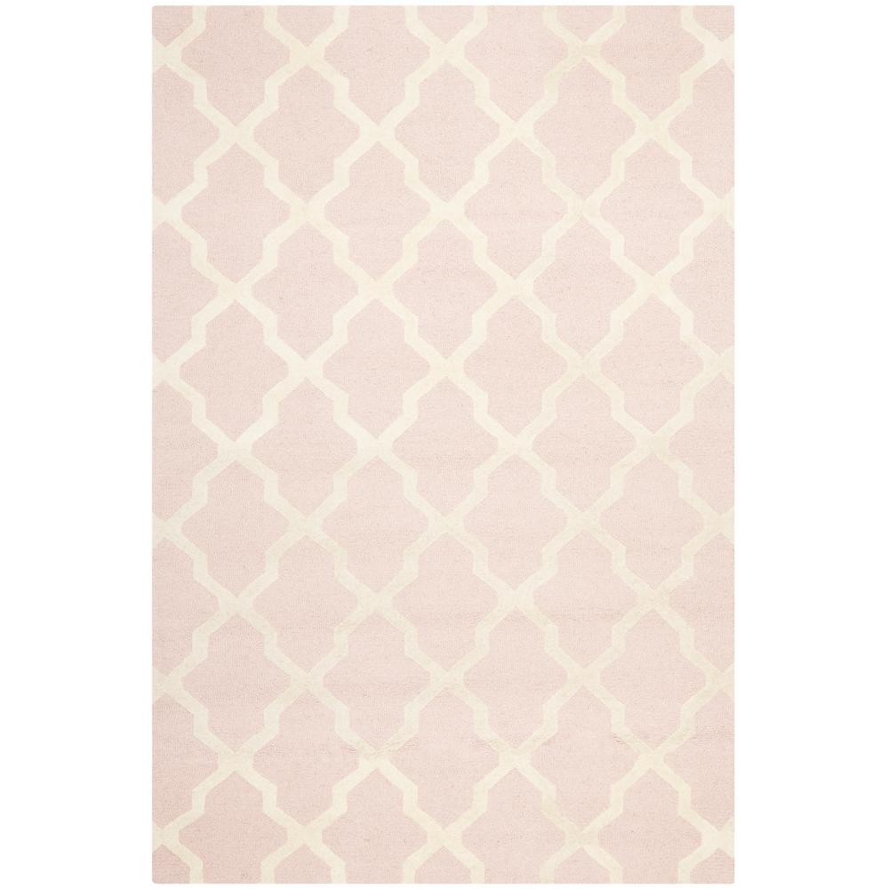 Safavieh Cambridge Light Pink/Ivory 6 ft. x 9 ft. Area Rug-CAM121M-6 ...