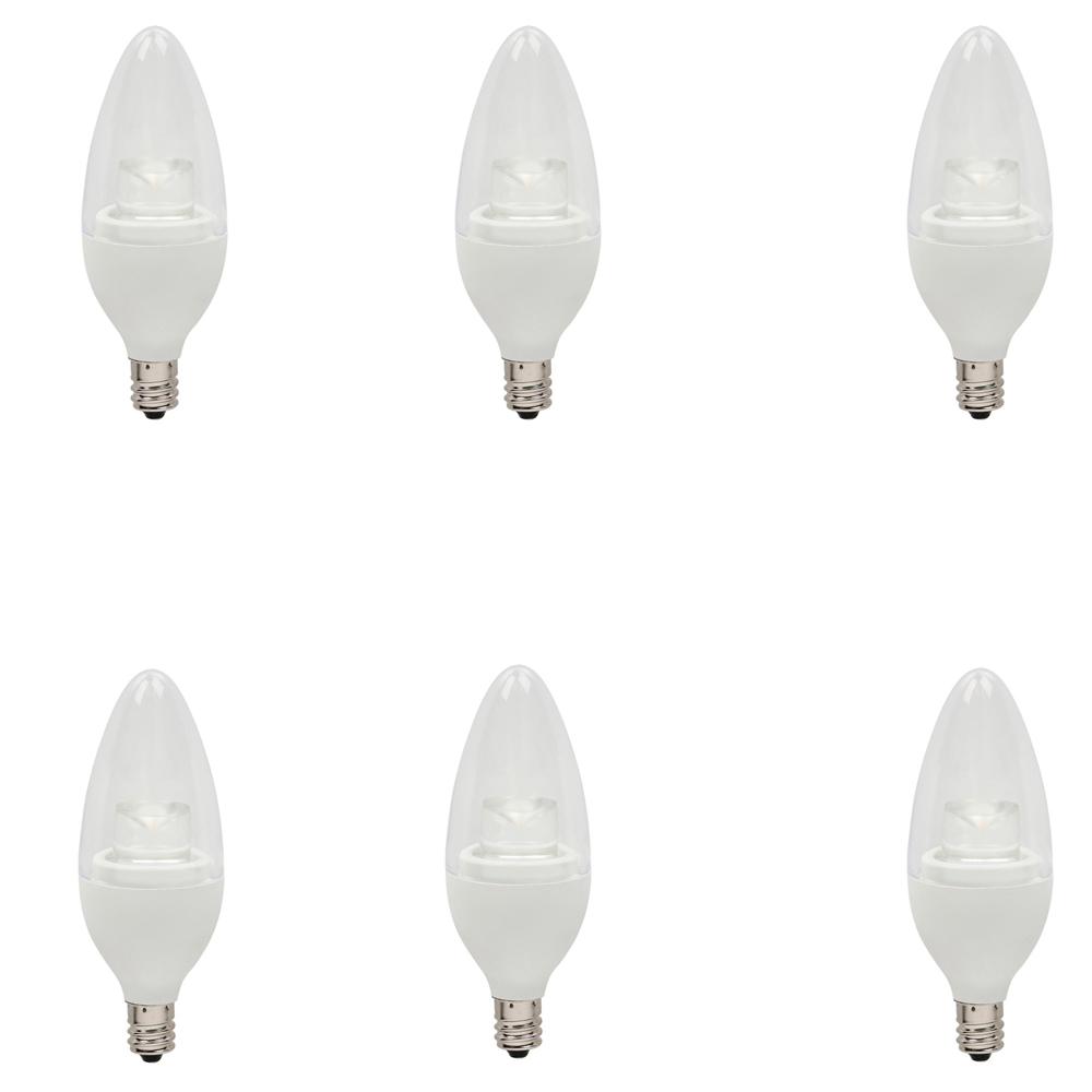 Westinghouse 40W Equivalent Soft White B11 Dimmable LED Light Bulb (6 ...