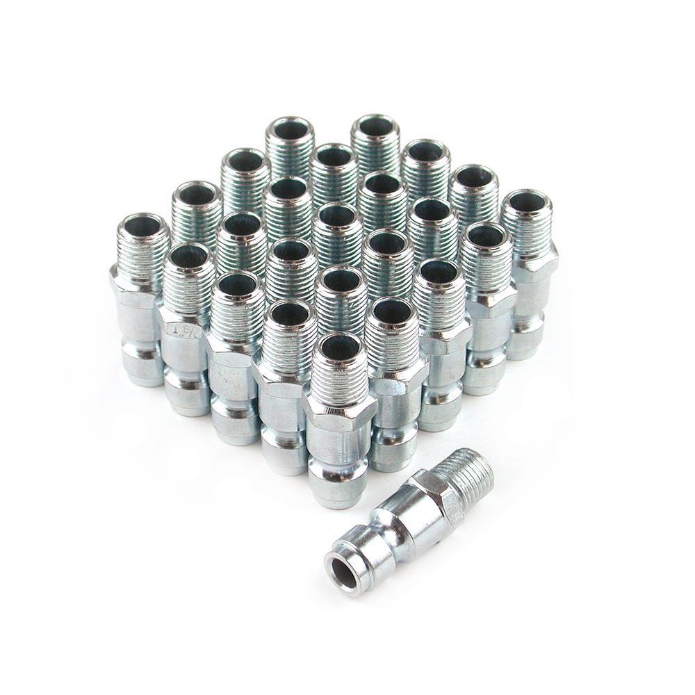 Primefit 3 8 In X 1 4 In 300 PSI Male NPT Bulk Bagged Automotive Plug primefit-3-8-in-x-1-4-in-300-psi-male-npt-bulk-bagged-automotive-plug