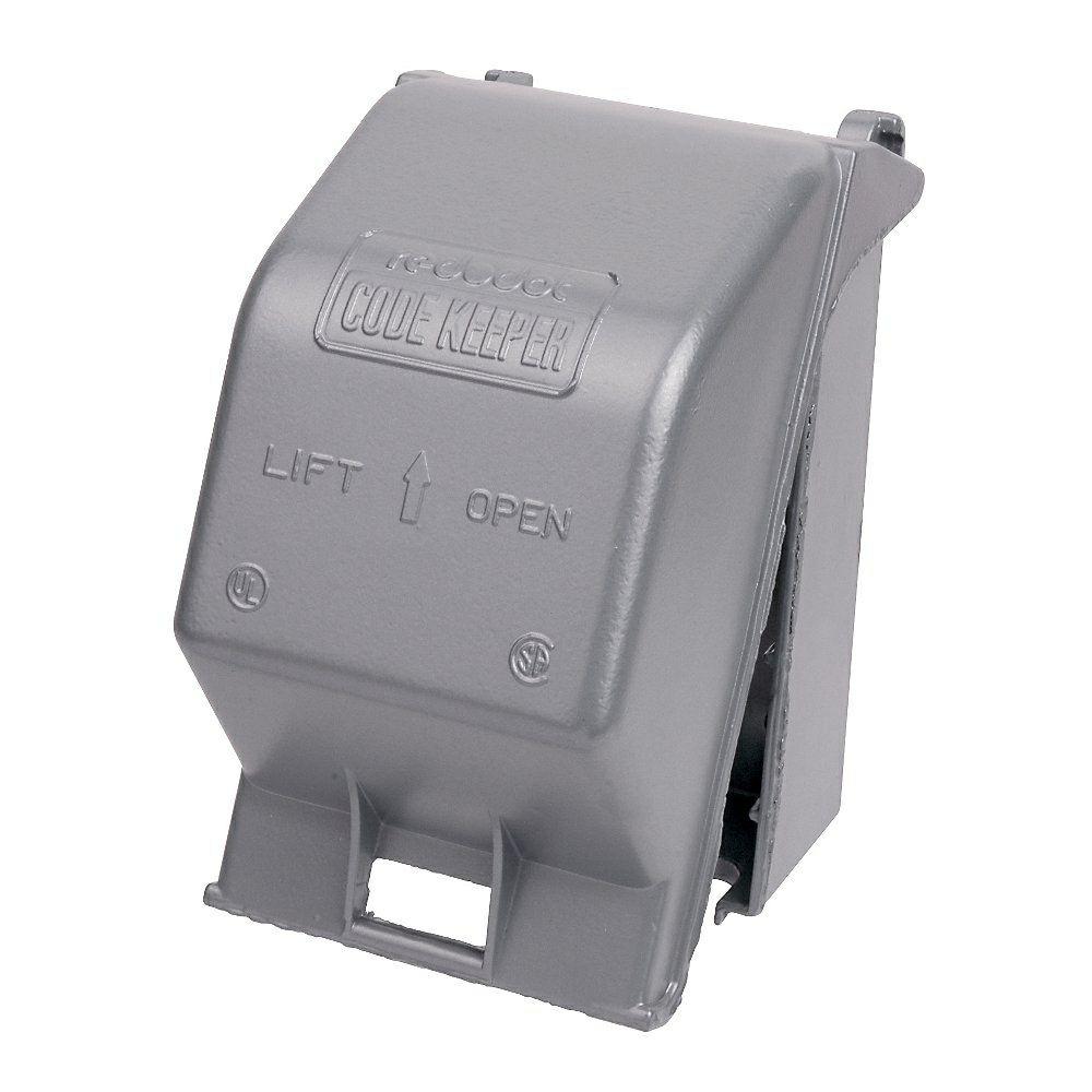 1-Gang Weatherproof In-Use Vertical Box Cover (Case of 6)-CKMUV-R - The ...