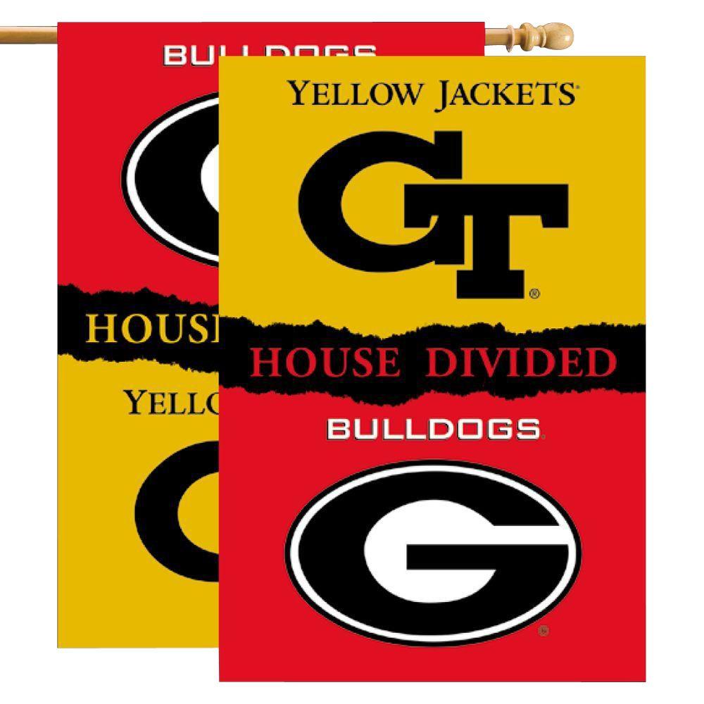 BSI Products NCAA 28 in. x 40 in. Georgia/GA Tech Rivalry House Divided ... BSI Products NCAA 28 in. x 40 in. Georgia/GA Tech Rivalry House Divided ...