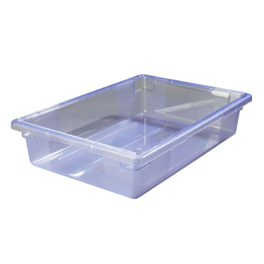Sterilite 56 Qt Storage Box In Blue And Clear Plastic 16591008 The