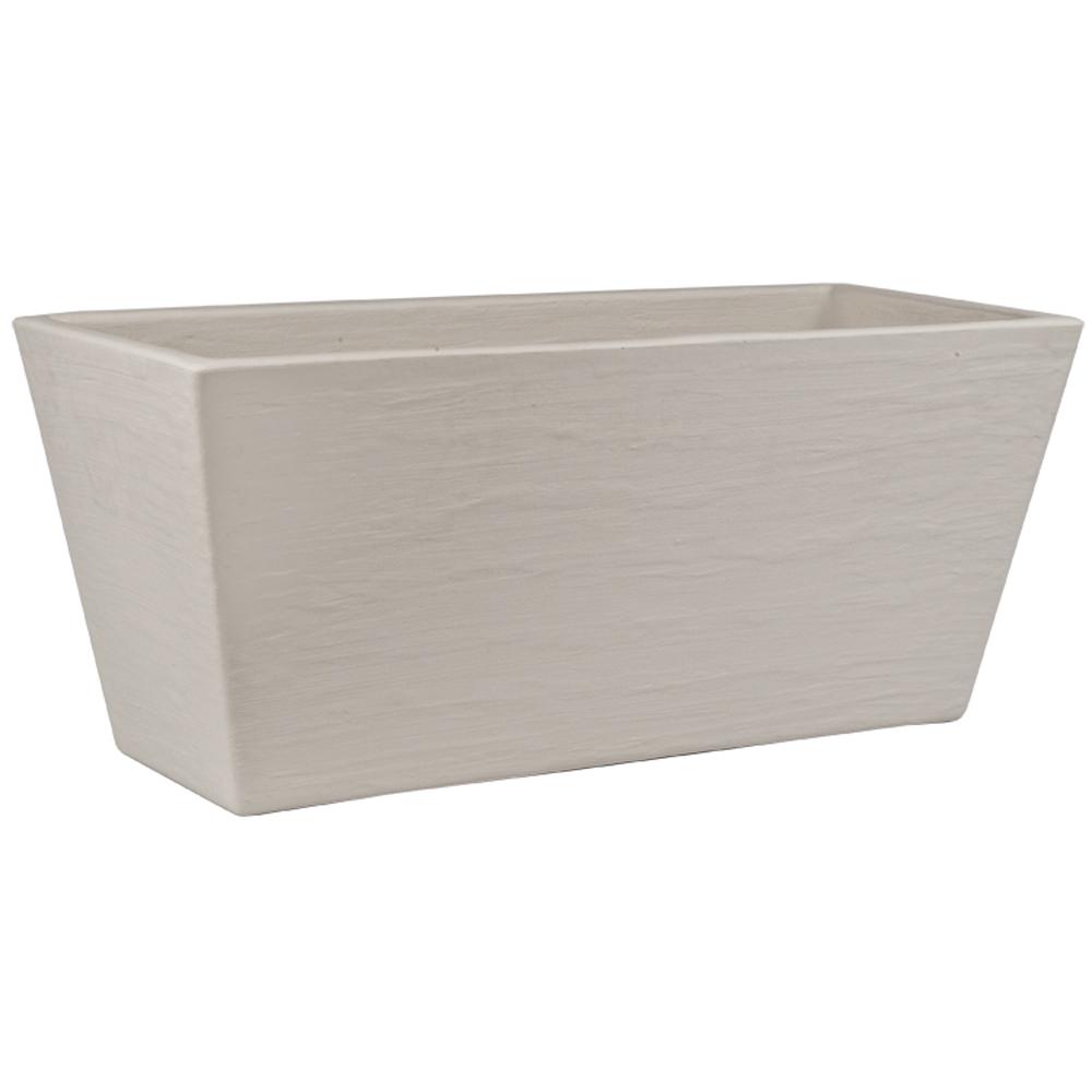 Pride Garden Products Toscana 14 in. L x 31 in. W x 14 in. H White ...