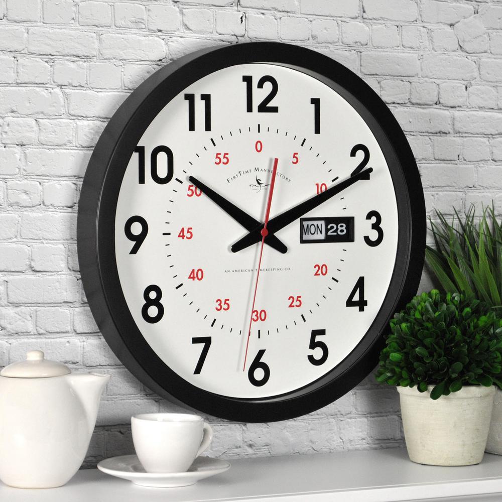 3R Studios Compass Round Wall Clock DA2097 The Home Depot