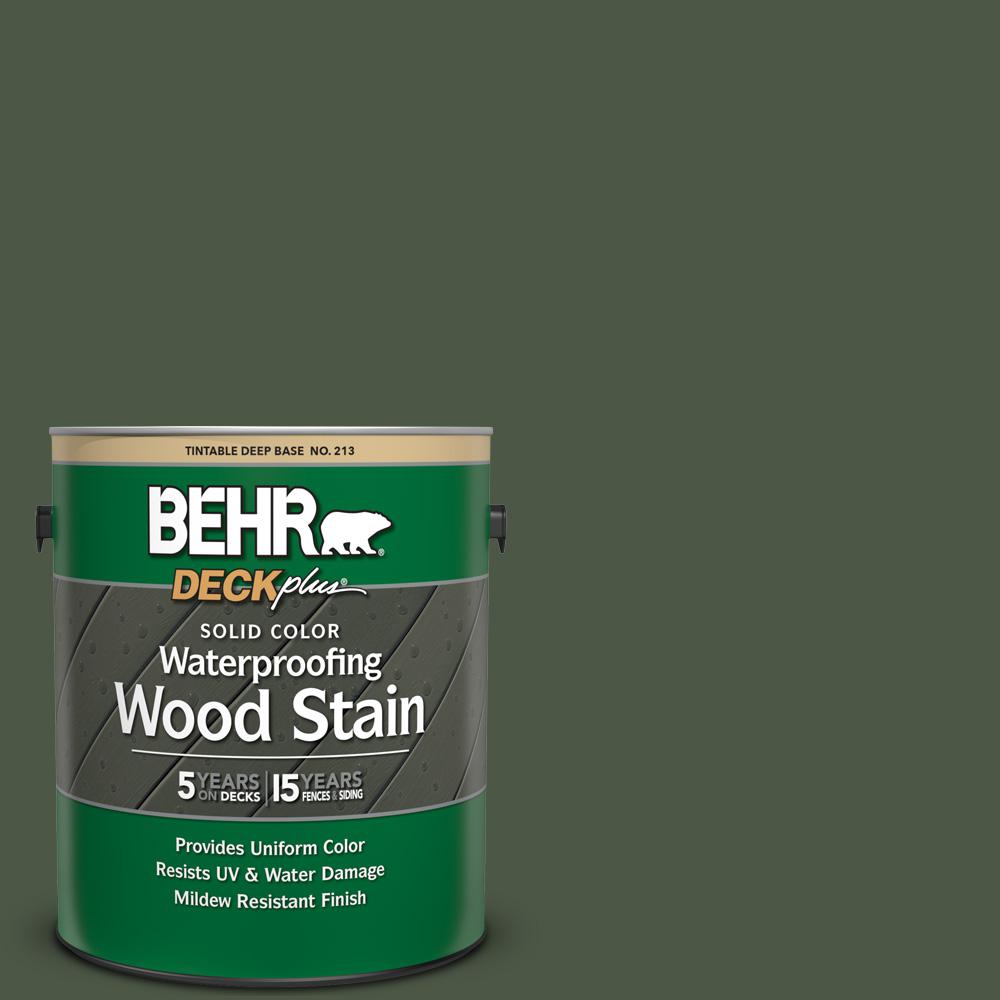 BEHR Premium 1 qt. #SC-120 Ponderosa Green Solid Color Waterproofing ... BEHR Premium 1 qt. #SC-120 Ponderosa Green Solid Color Waterproofing ...