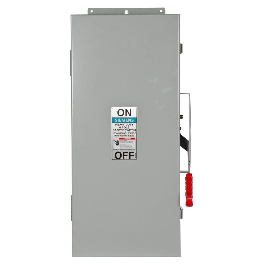 Siemens Heavy Duty Safety Switch 100 Amp at Thomas Lujan blog