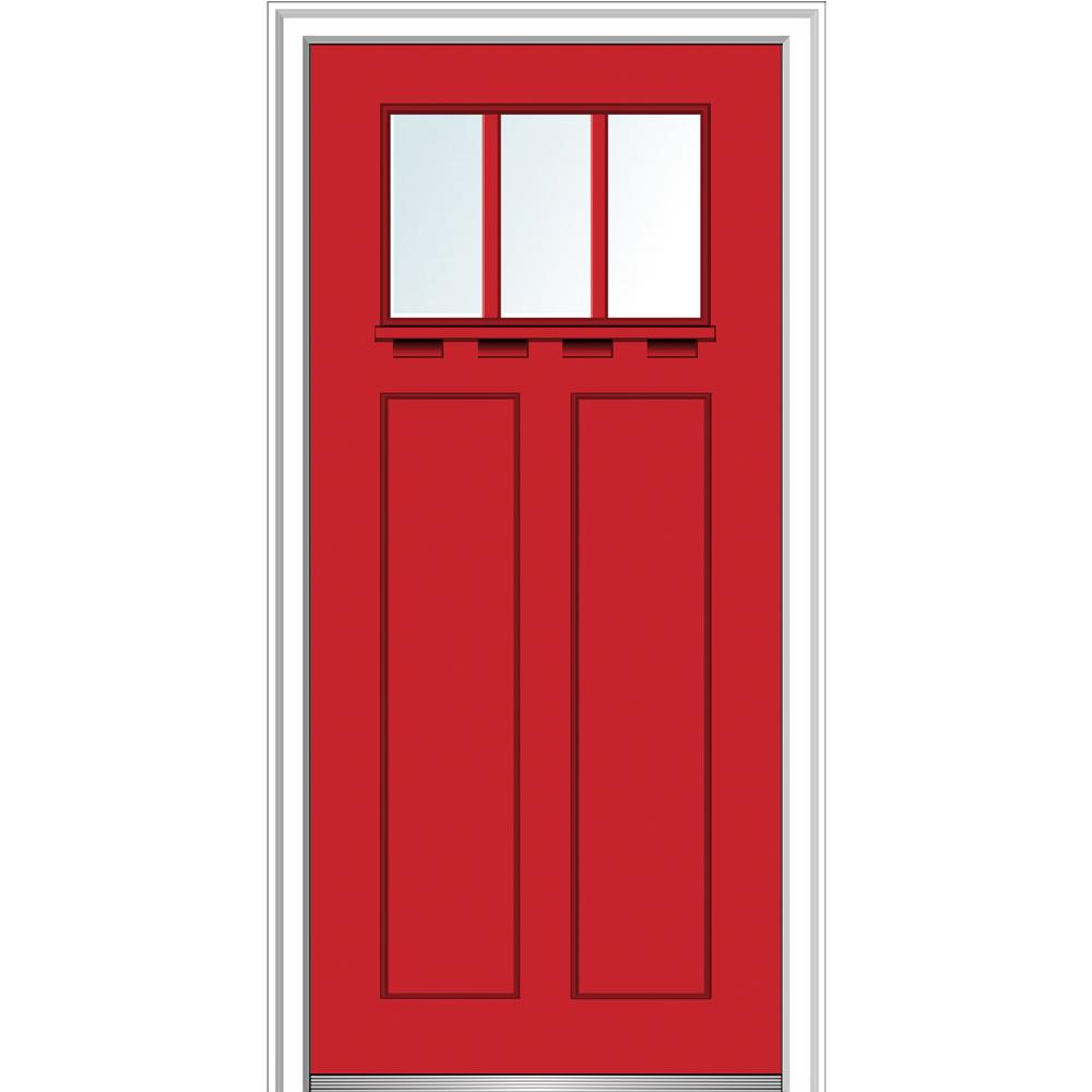 Red - Front Doors - Exterior Doors - The Home Depot