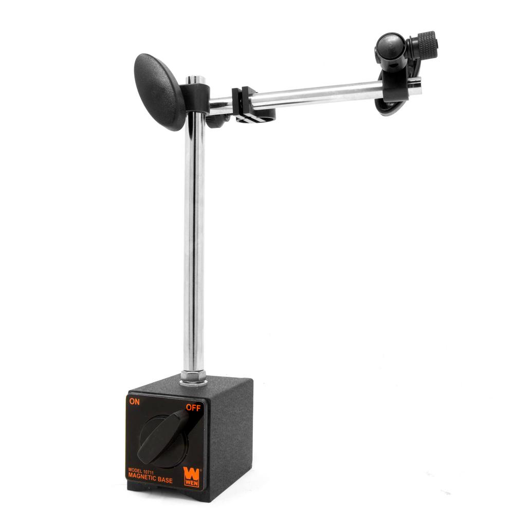 WEN Industrial-Strength Adjustable Magnetic Base for Dial Indicators ...