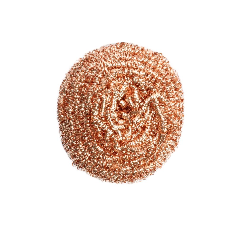 casa LIMPIA Round Copper Wire Sponge (1-Pack)-239-00054 - The Home Depot