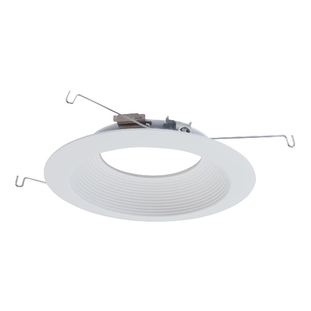 Halo 696 Series 6 in. White Recessed Trim with White Baffle-696WB - The ...