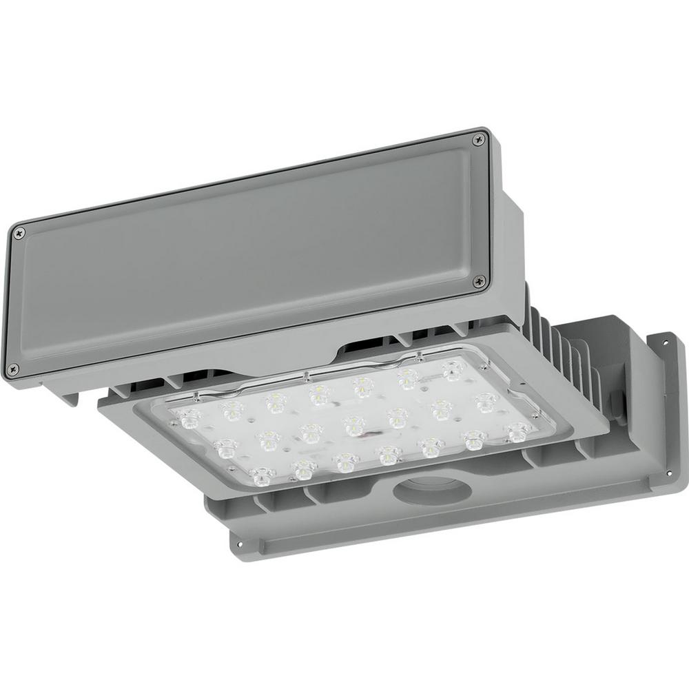 Lithonia Lighting Gray Outdoor Integrated LED 4000K Area Light with ...
