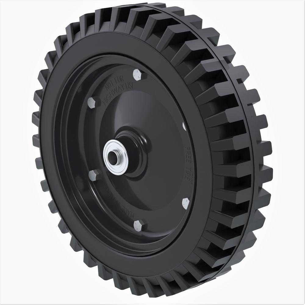 13 in. x 3 in. with 600 lbs. Load Capacity Flat Free Replacement Tires ...