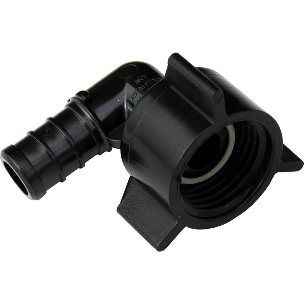 SharkBite 1 2 In PEX Barb X FIP Plastic 90 Degree Swivel Elbow Fitting