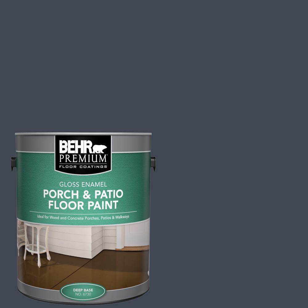 BEHR Premium 1 gal. #PPU14-20 Starless Night Gloss Enamel Interior ...
