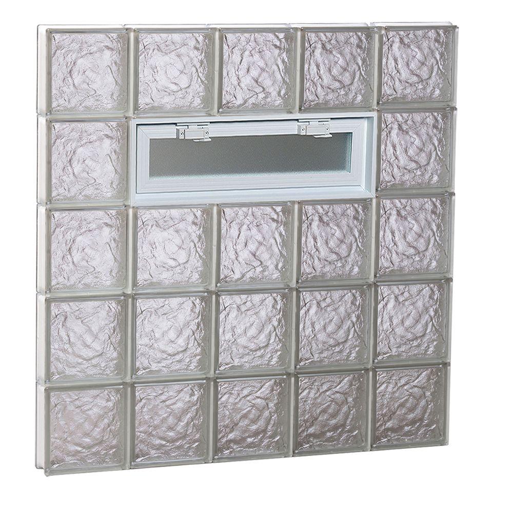 Clearly Secure 38.75 in. x 38.75 in. x 3.125 in. Frameless Vented Ice ...