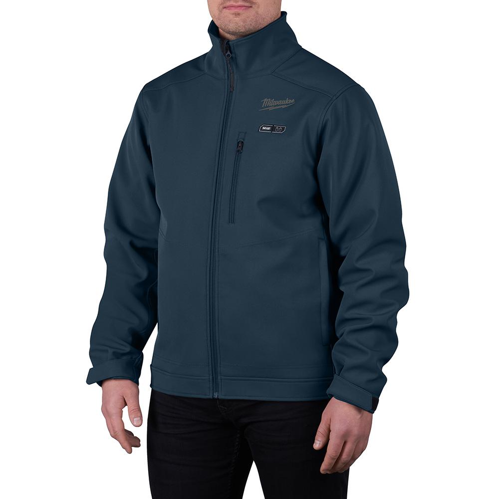 Milwaukee Men's X-Large M12 12V Lithium-Ion Cordless TOUGHSHELL Navy ...