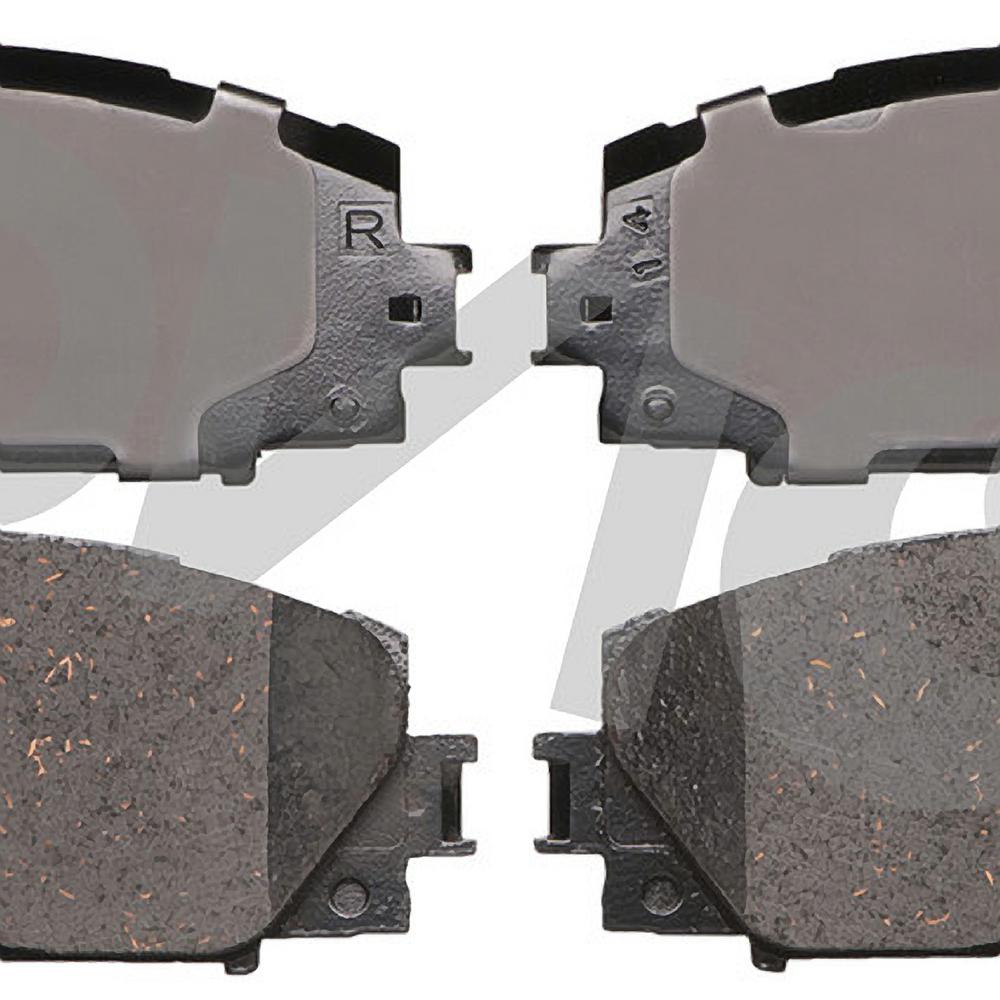 ADVICS Front OE Disc Brake Pad Set fits 2010-2015 Toyota Prius-AD1184A ...