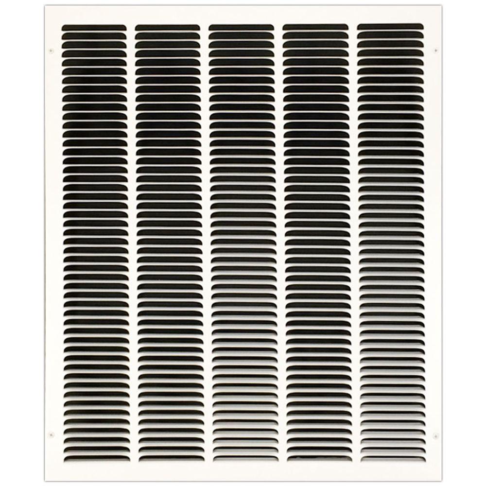 SPEEDI-GRILLE 24 in. x 24 in. Drop Ceiling T-Bar Perforated Face Return ...