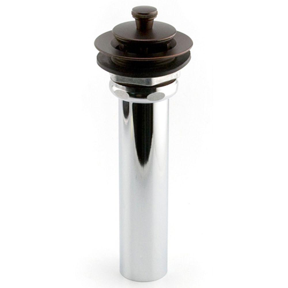 Barclay Products Lift & Turn Straight Tub Drain in Oil Rubbed Bronze ...