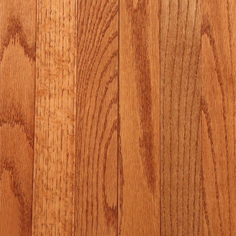 Bruce Take Home Sample Gunstock Oak Solid Hardwood Flooring 5 In X