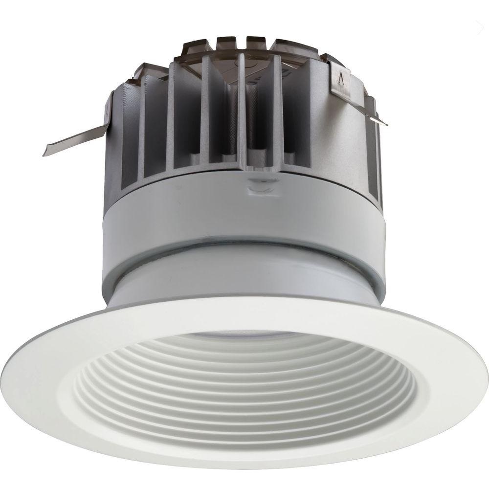 Lithonia Lighting 4 In Matte White Recessed Downlighting Module 4BPMW