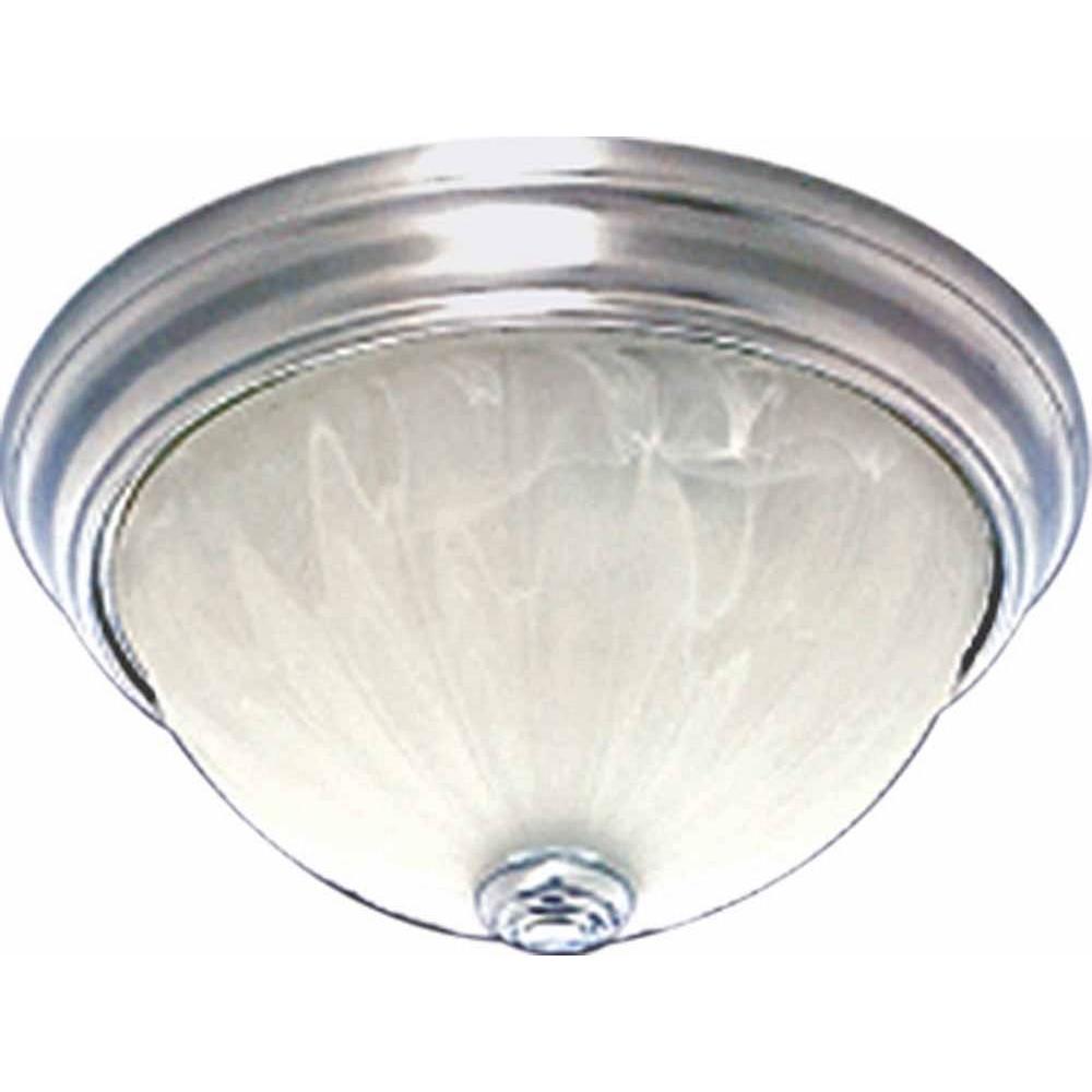 Volume Lighting Marti 3-Light Brushed Nickel Flush Mount-V7734-33 - The ...
